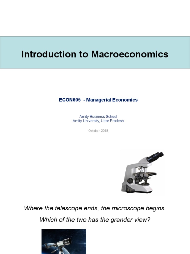Introduction To Macroeconomics | PDF | Gross Domestic Product ...