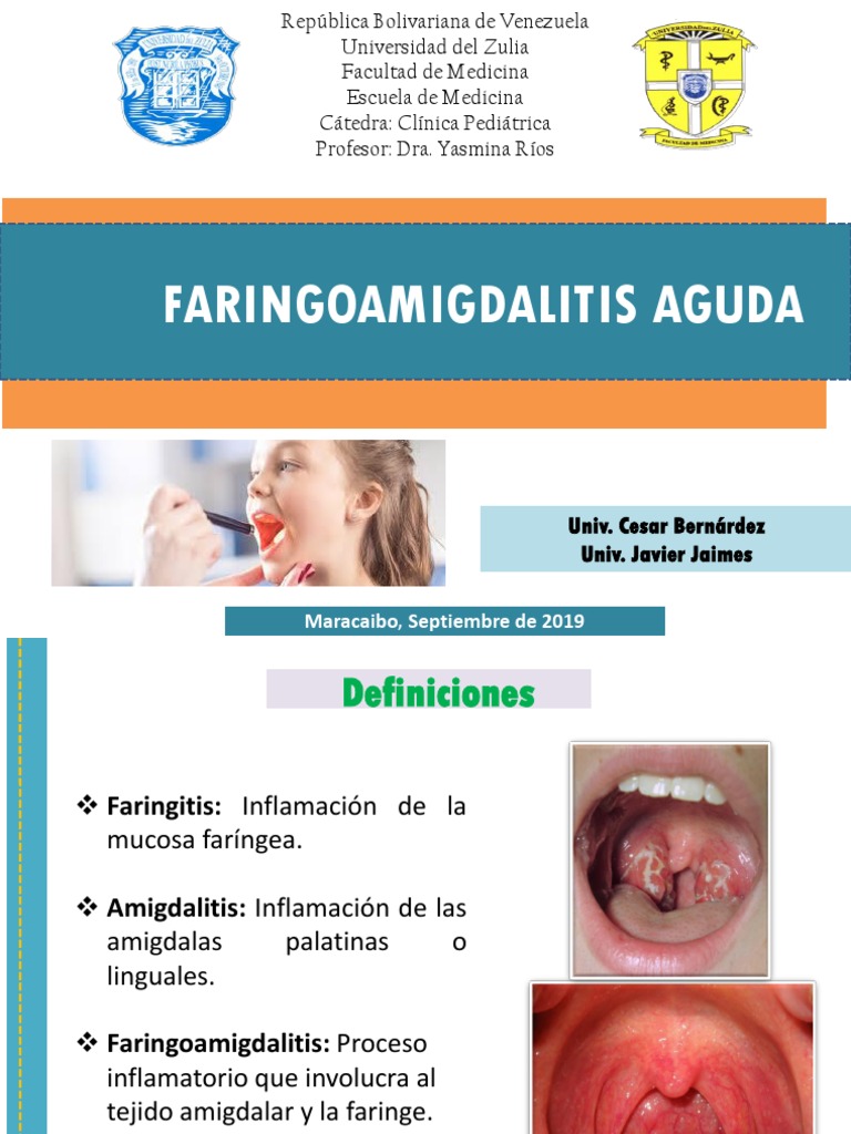 Faringoamigdalitis Aguda | PDF | Especialidades Medicas | Enfermedades ...