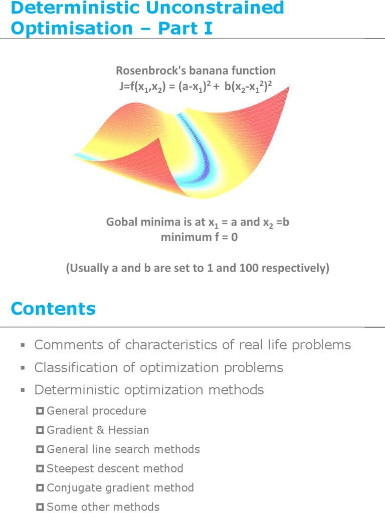 Lec3 Gradient Based Method Part I | PDF | Mathematical Optimization ...