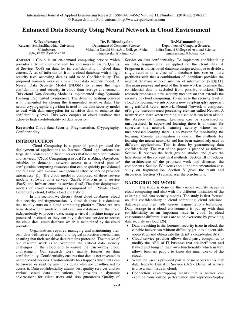 The Overview of Cloud Security | PDF | Encryption | Cloud Computing