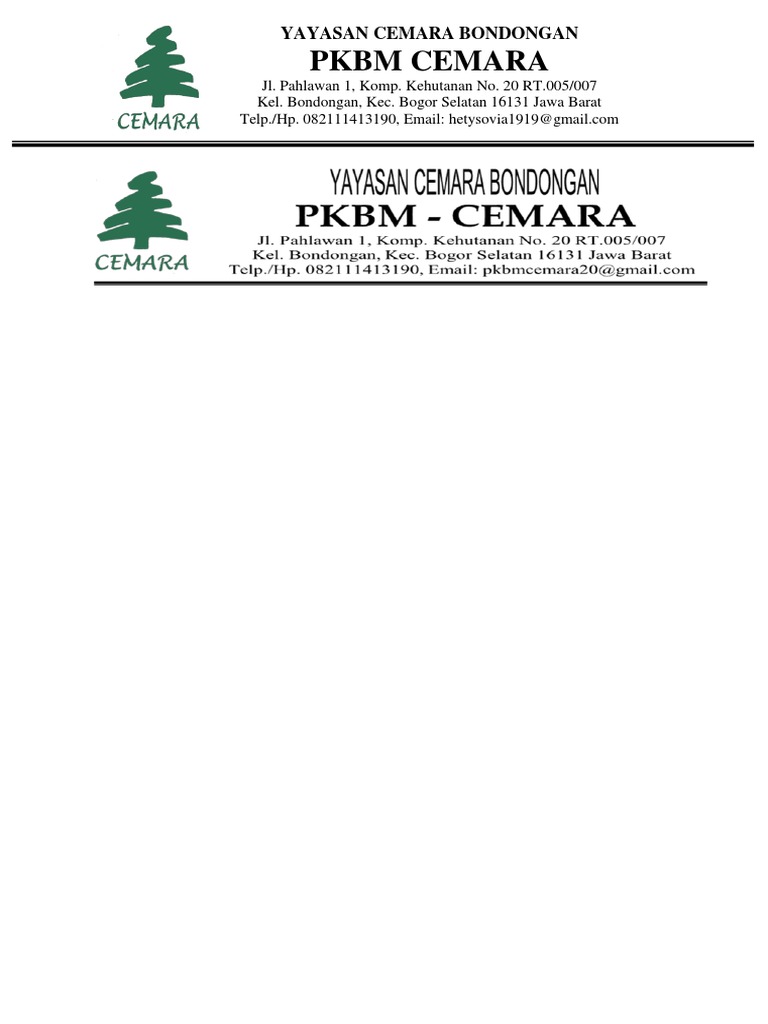 Kop PKBM | PDF
