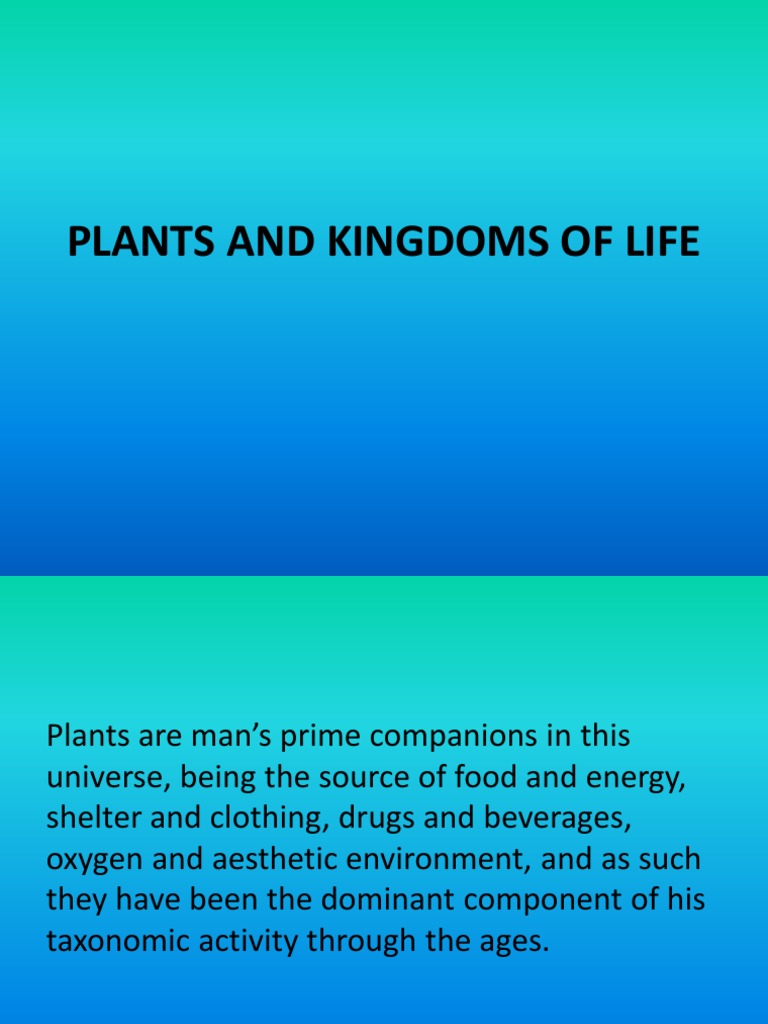 Plant Systematics | PDF | Eukaryotes | Plants