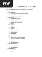 Programa Arquitectonico Templo | PDF | Iglesia (edificio) | Medios ...