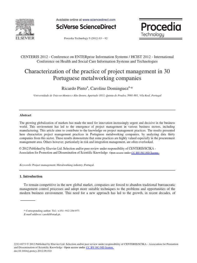 Characteristics of An Effective Projects | PDF | Product Lifecycle ...