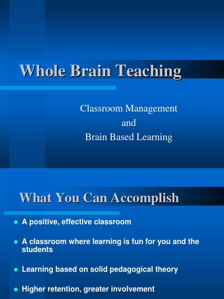 Whole Brain Teaching Management Guide | PDF | Memory | Brain