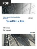 Autodesk Robot Structural Analysis Training Manual PDF | PDF