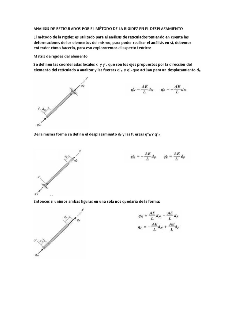 Analisis de Reticulados Por El Método de La Rigidez en El ...