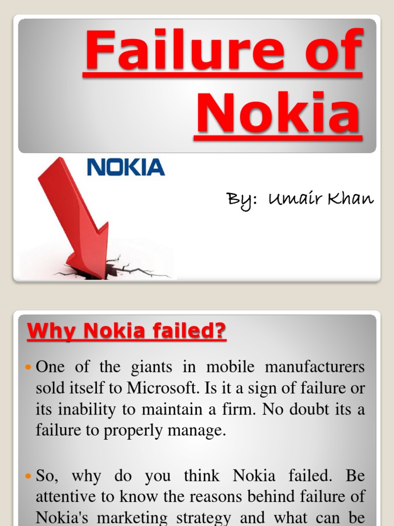 Failure of Nokia | PDF | Smartphone | Nokia
