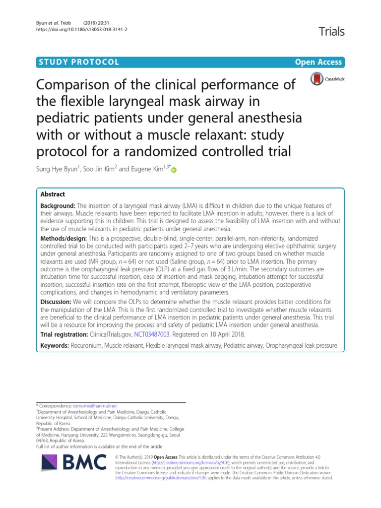 Document PDF | PDF | Anesthesia | Statistics