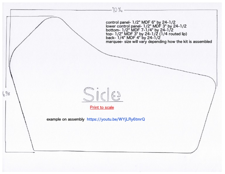 Arcade Control Panel Template PDF | PDF