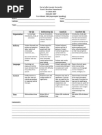 Extemporaneous Speech Rubrics | PDF | Gesture | Nonverbal Communication