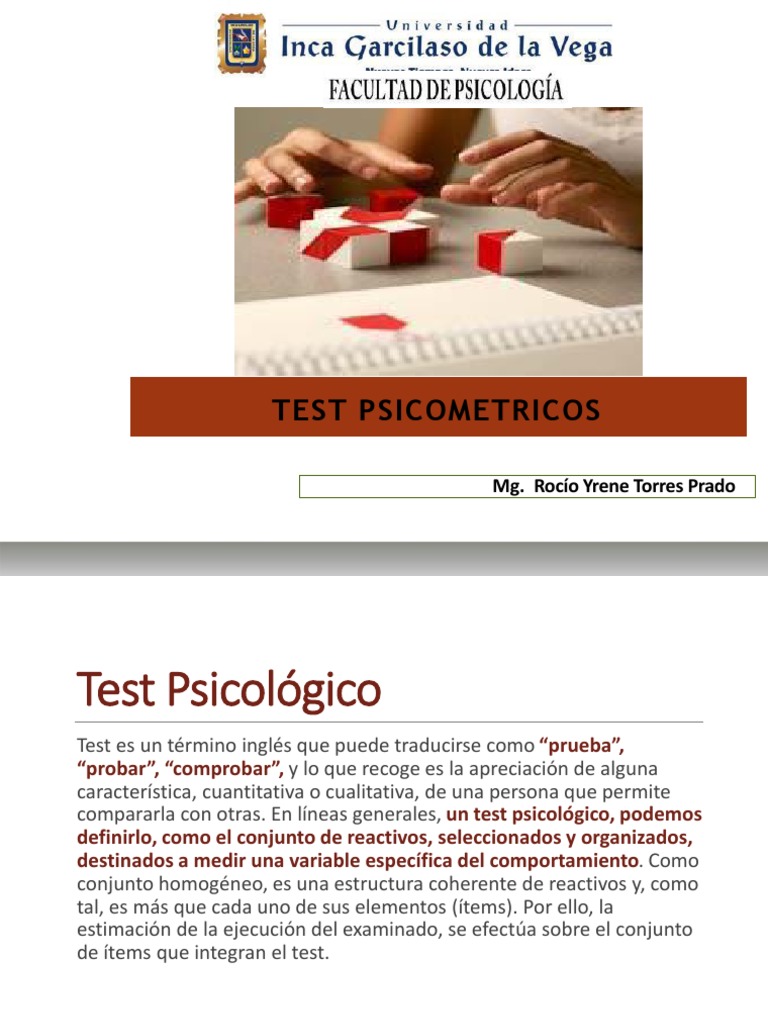 1 Los Test Psicometricos | PDF | Inteligencia | Psicología Aplicada