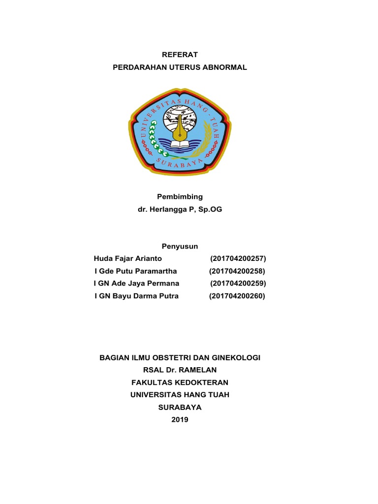 Referat AUB (DR Heg) FIX | PDF