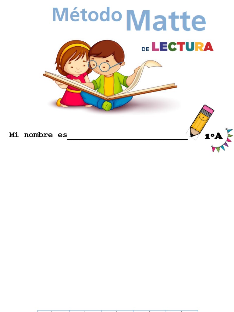 Libro Metodo Matte para Imprimir - Adaptado PDF | PDF