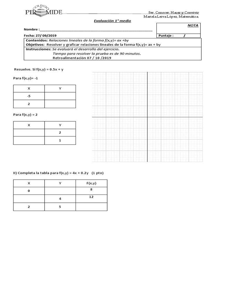 Relación Lineal | PDF
