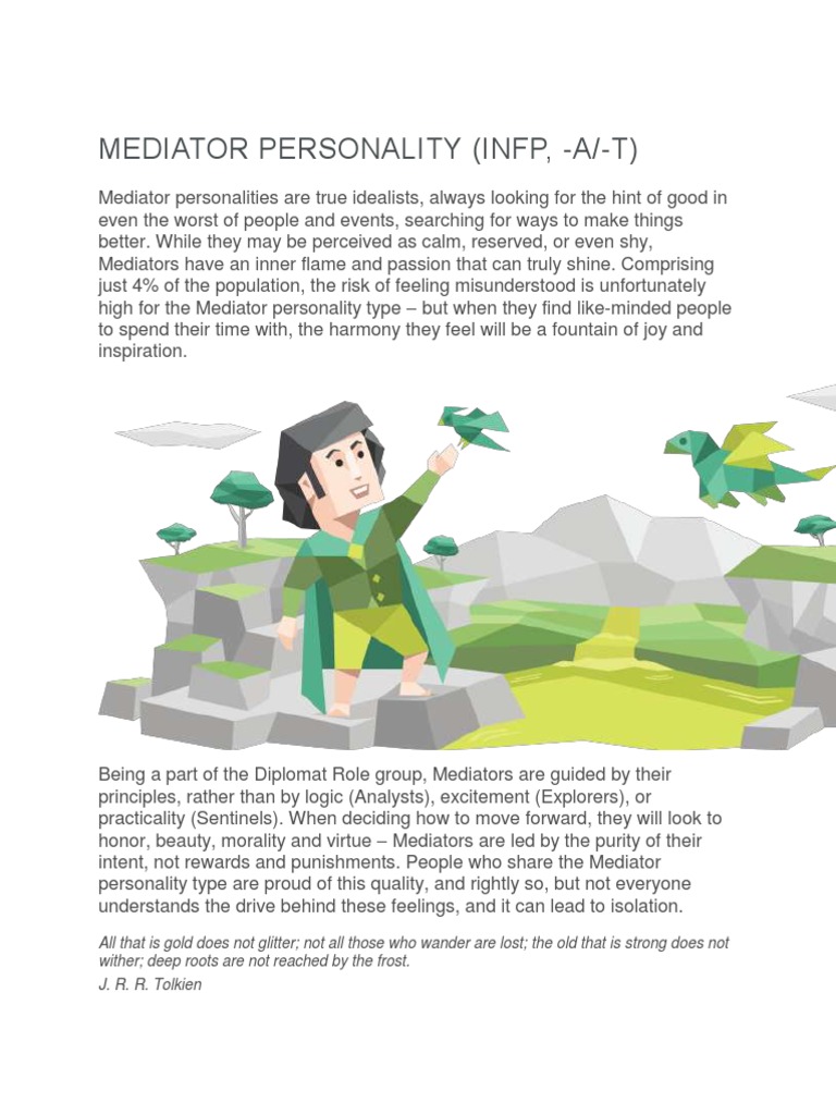 Mediator Personality Infp - A - T PDF | PDF | Personality Type | Mediation