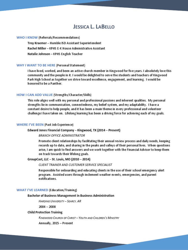 Resume - Jessica Labello 1 | PDF