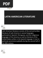 Latin American Literature | PDF | Latin American Literature