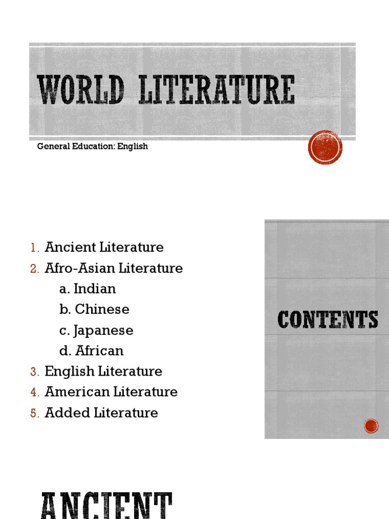 World Literature | PDF | Don Quixote | Achilles