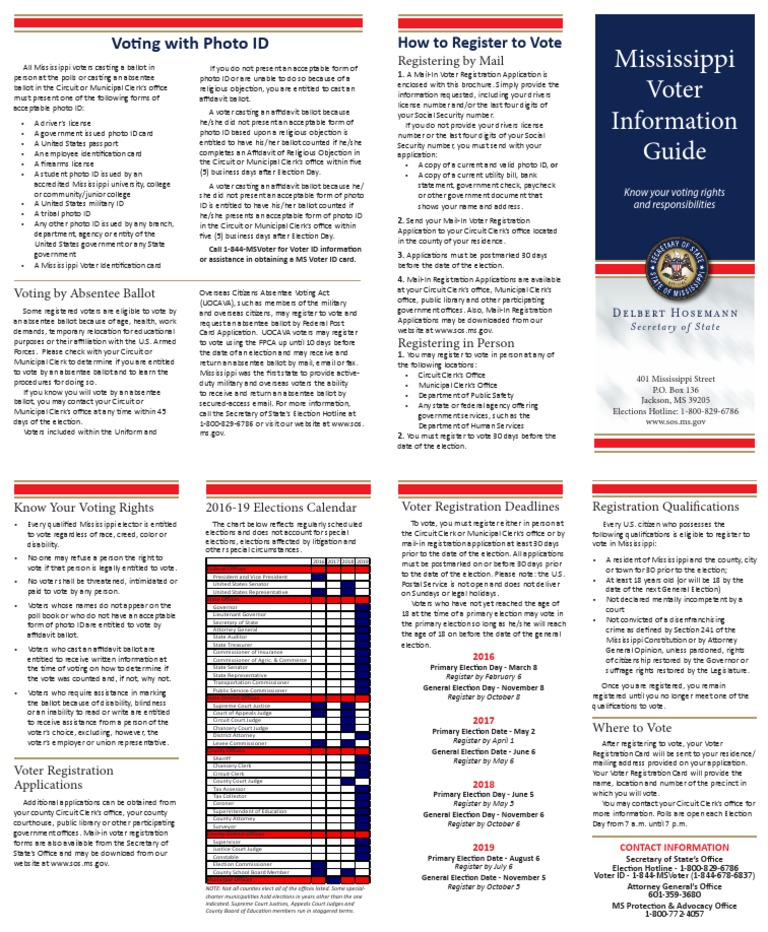 Voter Information Guide | PDF | Voter Registration | Absentee Ballot