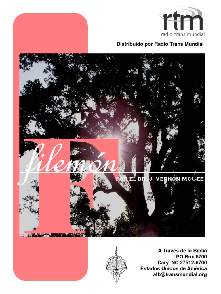 Notas Filemón | PDF | Epístola a Filemón | Pablo el apóstol