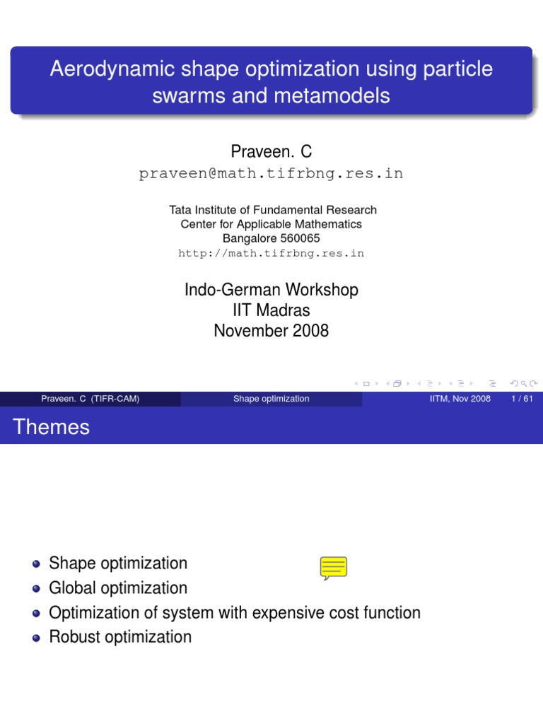 Pso 2008 | PDF | Mathematical Optimization | Numerical Analysis