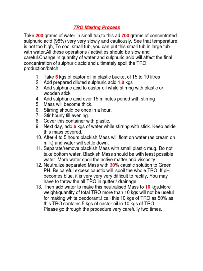 TRO MFG | PDF | Cooking, Food & Wine | Wellness