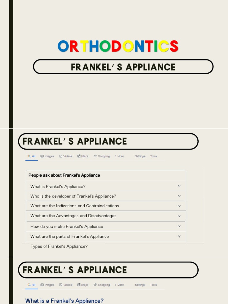 A Comprehensive Guide to Frankel's Appliance: Indications, Components ...