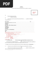 FORM18-Claim For Inclusion of Name in The Electoral Roll For A ...