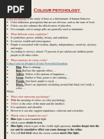 Color Symbolism Chart | PDF | White | Red