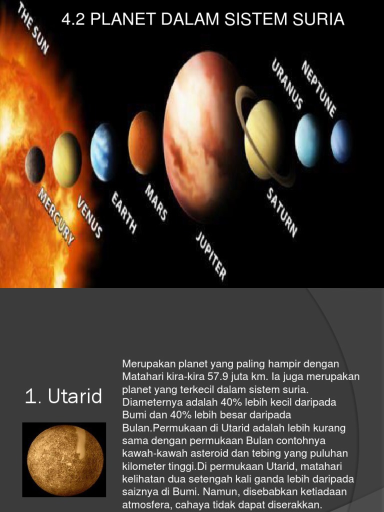 Planet Dalam Sistem Suria | PDF
