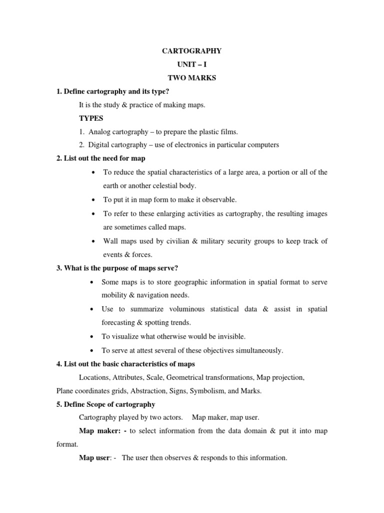 Cartography PDF | PDF | Latitude | Cartography