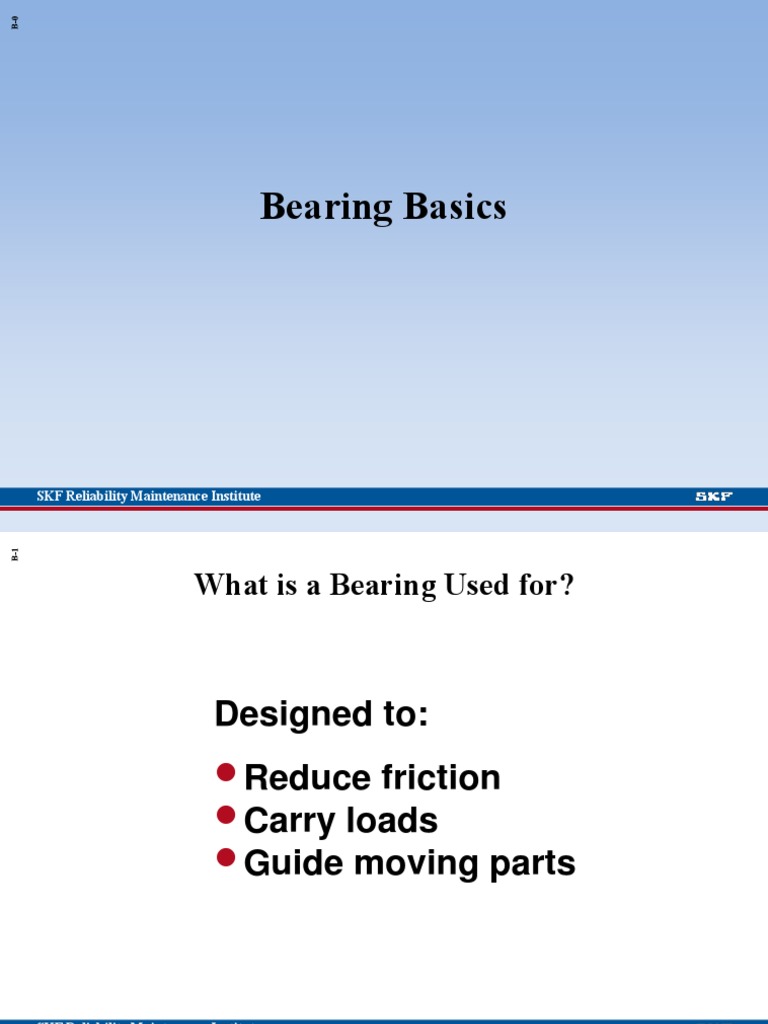 Bearing Basics | PDF | Bearing (Mechanical) | Mechanical Engineering