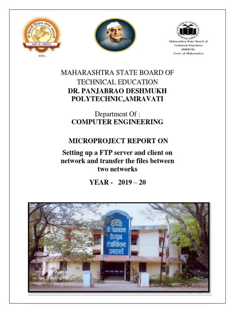Acn Microproject | PDF | File Transfer Protocol | Areas Of Computer Science