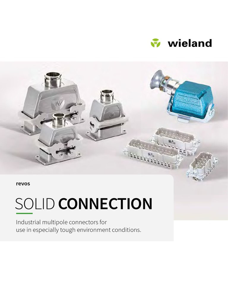 WIELAND Multi-Pole Connectors | PDF | Electrical Connector ...