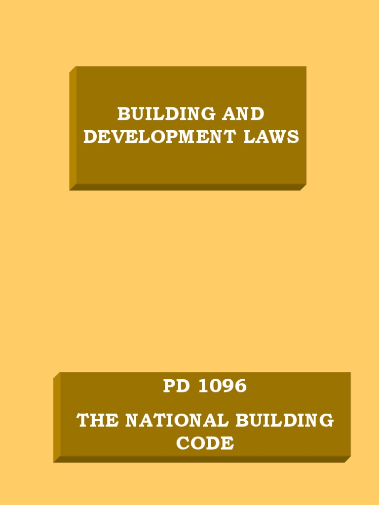 BLDG Laws NBC | PDF | Zoning | Building Code