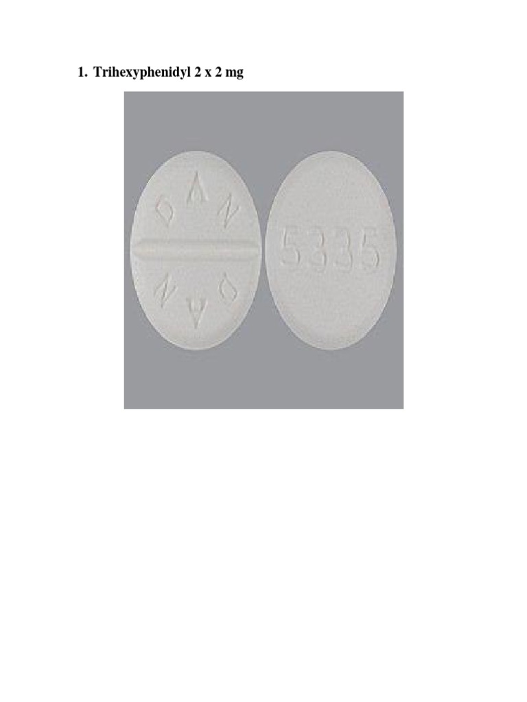 Trihexyphenidyl 2 X 2 MG | PDF