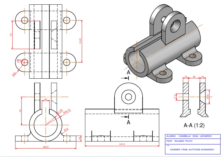 Examen Final Autocad Avanzado | PDF