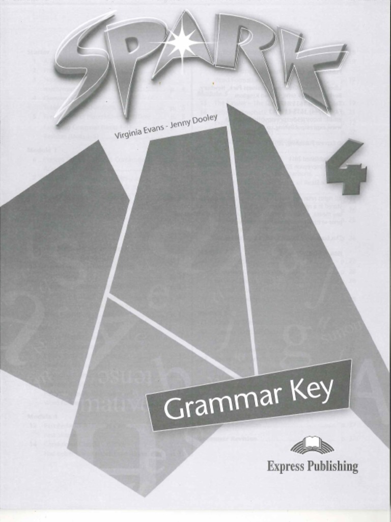 Spark 4 Grammar Key PDF | PDF