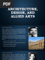 Contemporary Arts (Architecture and Allied Arts Design) | PDF | Philippines