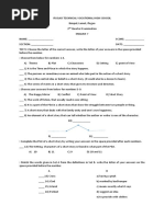 IPS Sample Verbal Reasoning Practice Paper | PDF | Multiple Choice | Nature