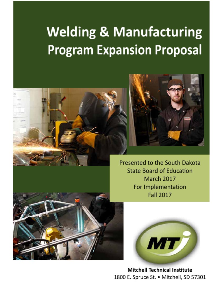 Welding & Manufacturing Program Expansion Proposal | PDF | Welding ...