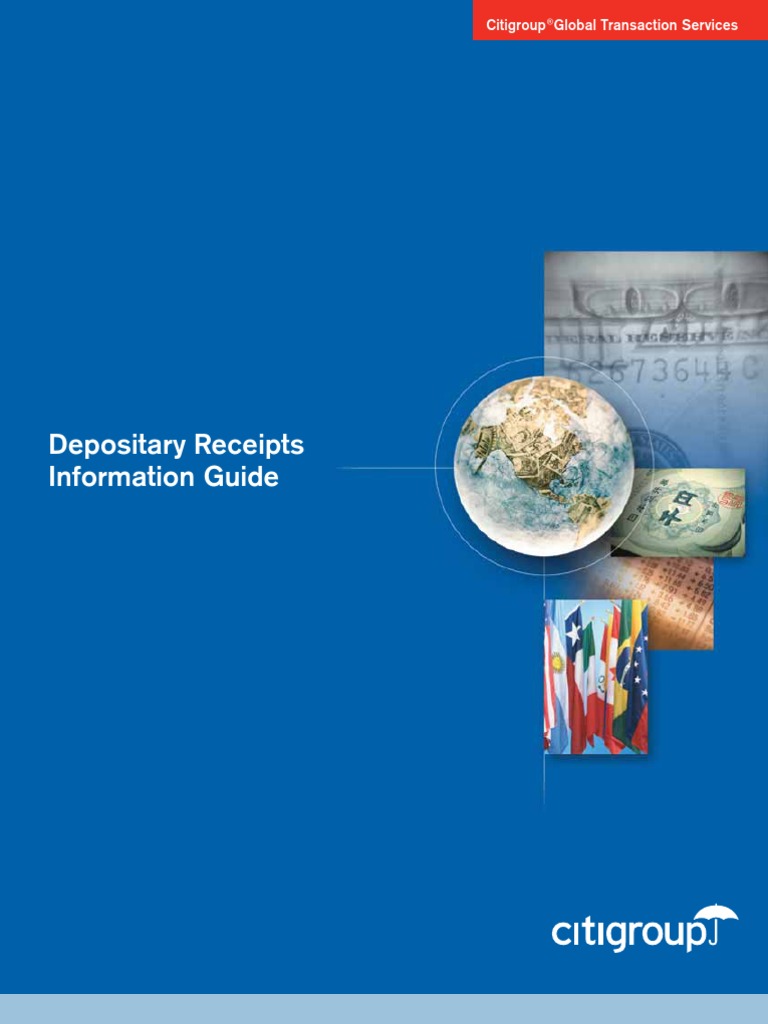 Depository Receipts Information Guide - Citigroup | PDF | American ...