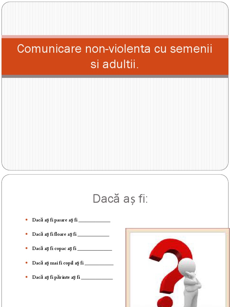 Comunicare Nonviolenta | PDF