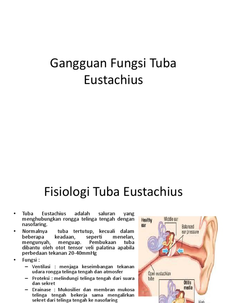 Gangguan Fungsi Tuba Eustachius | PDF