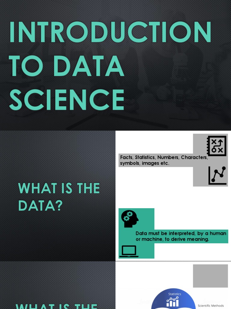 Introduction To Data Science | PDF