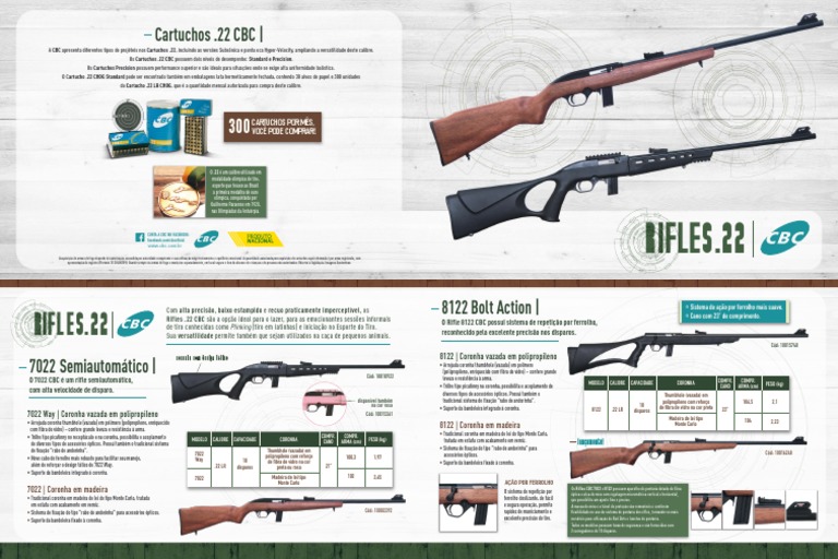 Rifles CBC | PDF | Armas de fogo | Rifle