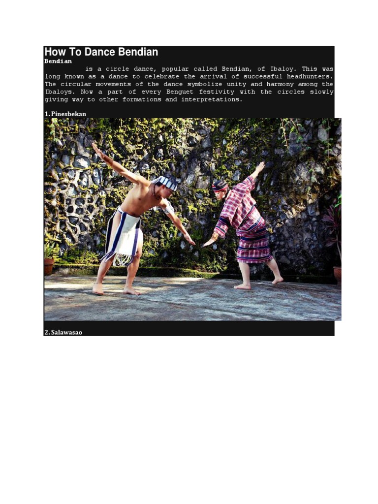 How To Dance Bendian | PDF