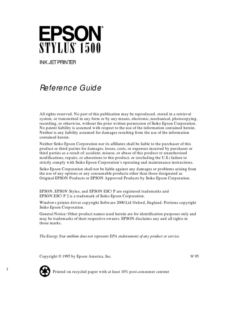 Sty15 U1 | PDF | Printer (Computing) | Electromagnetic Interference