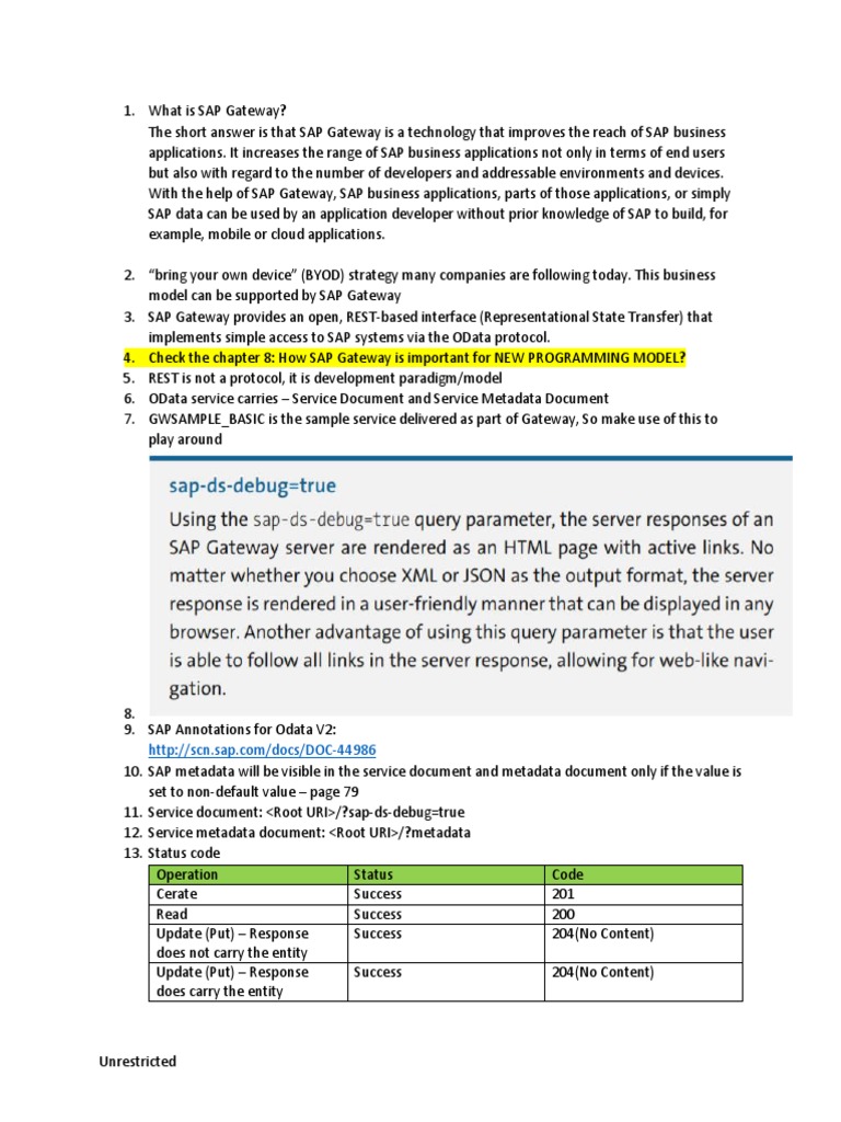 Odata Question and Answer From Book - Copy 22 | PDF | Metadata ...